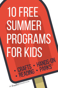 10 FREE Summer Programs for Kids for Fantastic FUN & Learning! - The ...