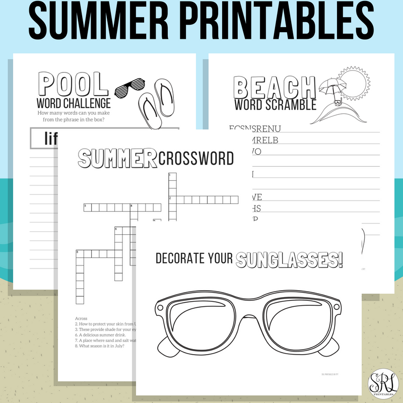 FUN Summer Printables + Library Reading Challenge! - The Homeschool ...