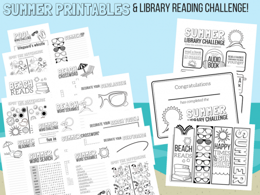 FUN Summer Printables + Library Reading Challenge! - The Homeschool ...