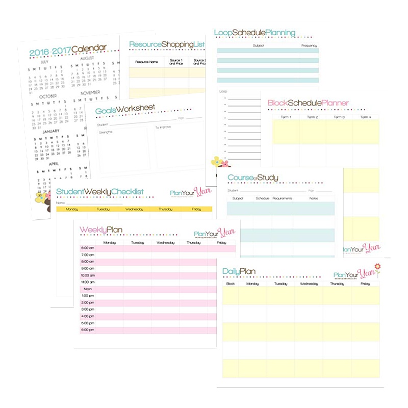 Free Homeschool Planners to Create Your Custom Binder! - The Homeschool ...