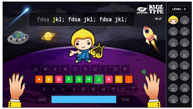 FREE Typing Games for Kids: KidzType Review! - The Homeschool Resource Room