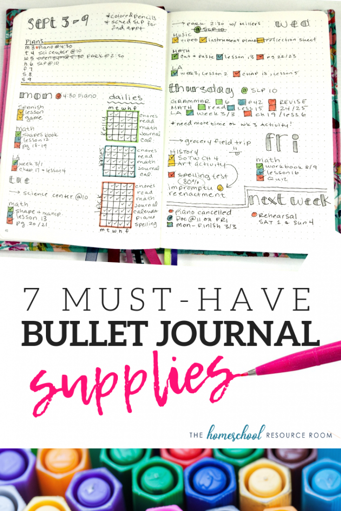 7 Must-Have Bullet Journal Supplies to Get You Started! - The ...