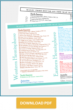 Magic Tree House Books by Continent - The Homeschool Resource Room