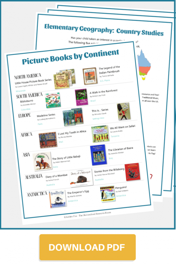 Around the World Resource Pack - The Homeschool Resource Room