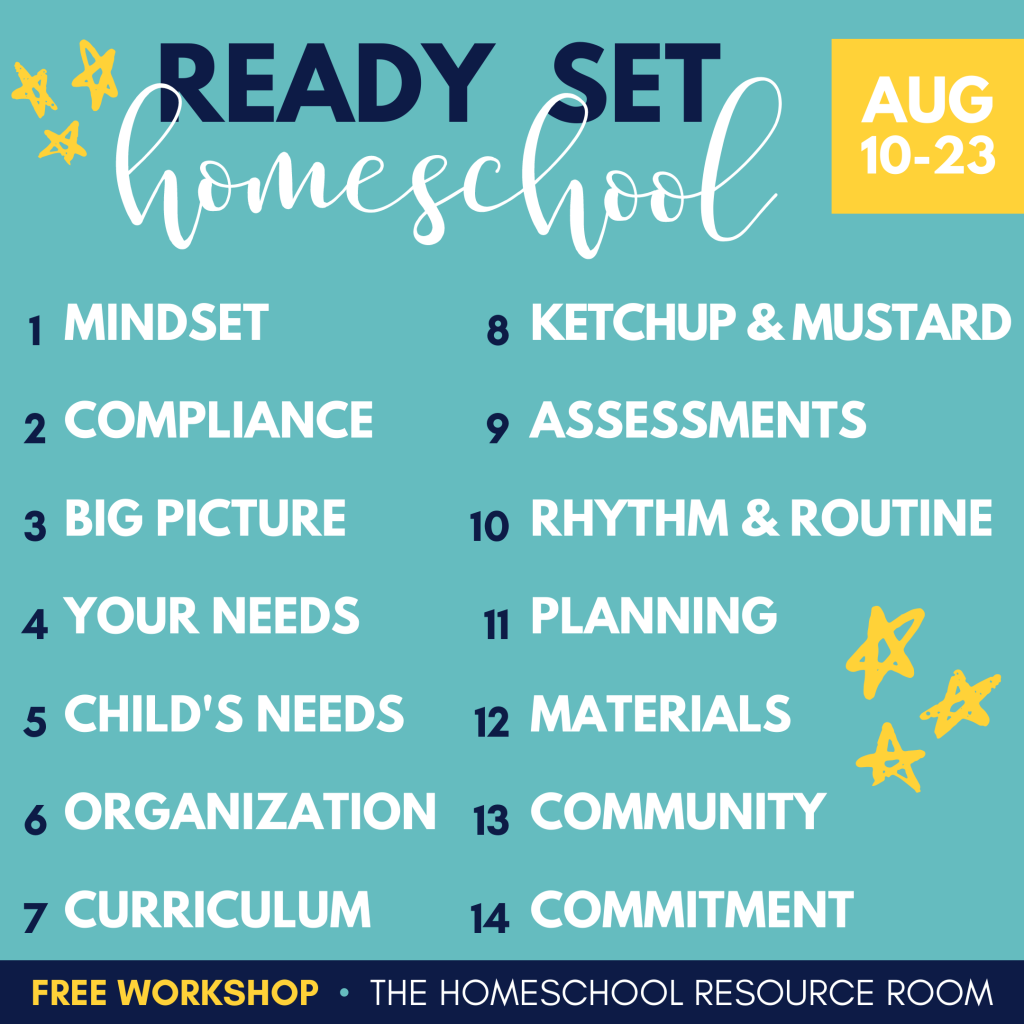 Sign up: Ready Set Homeschool! - The Homeschool Resource Room